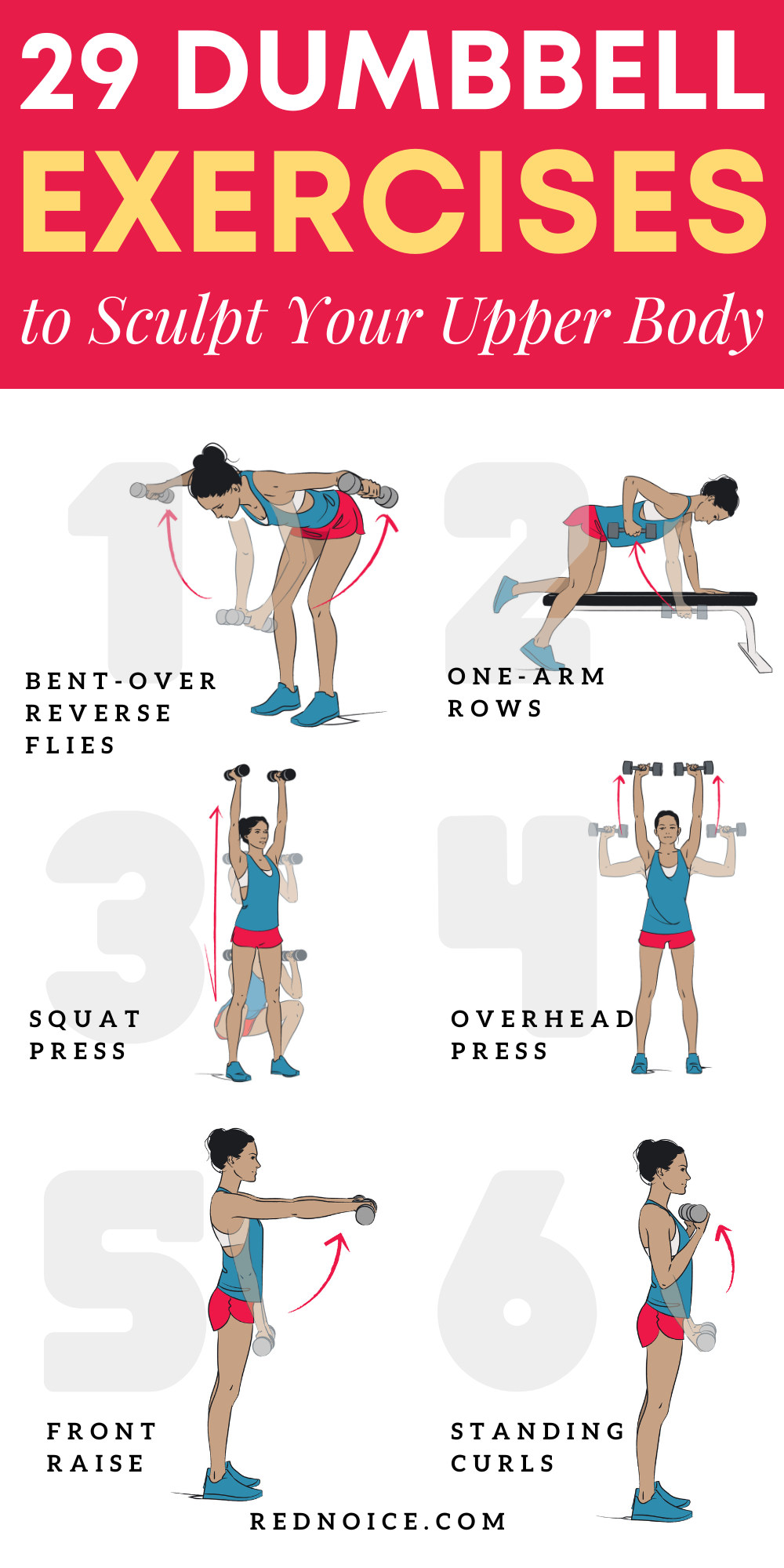 29 Essential Dumbbell Exercises for a Full-Body Home Workout