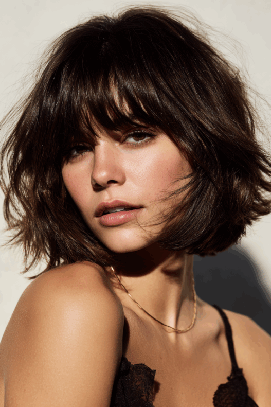 12 Layered Haircuts with Bangs That Instantly Refresh Your Look